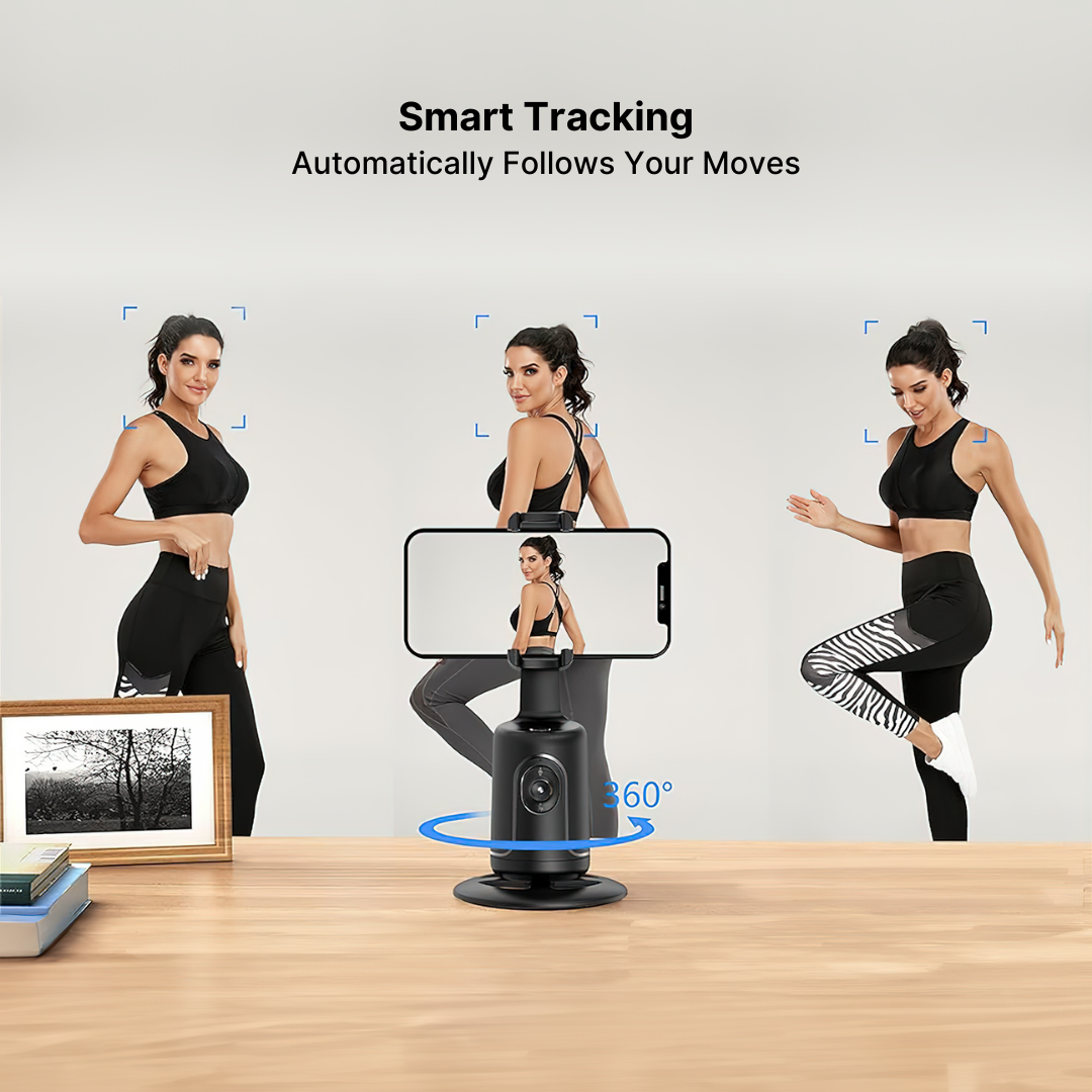 Smart360 AI Motion-Tracking Phone Camera Mount – BlueBolt Chargers